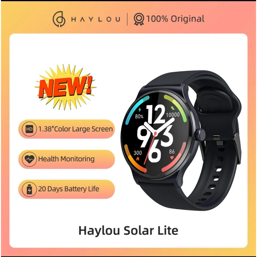 Smartwatch Haylou Solar Lite Android Ios 10 Dias De Bateria caixa ...