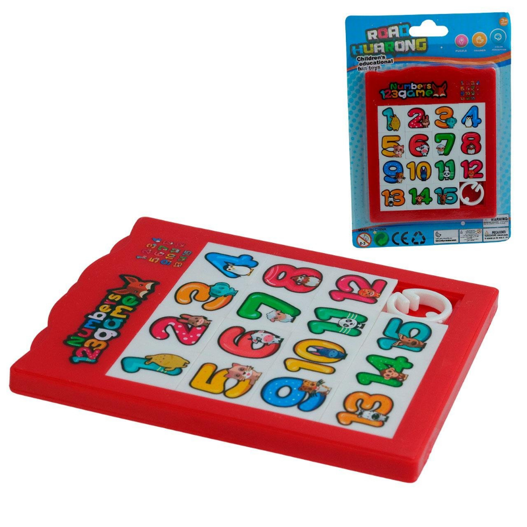 Quebra Cabeça Puzzle Deslizante Números - Racha Cuca | Shopee Brasil