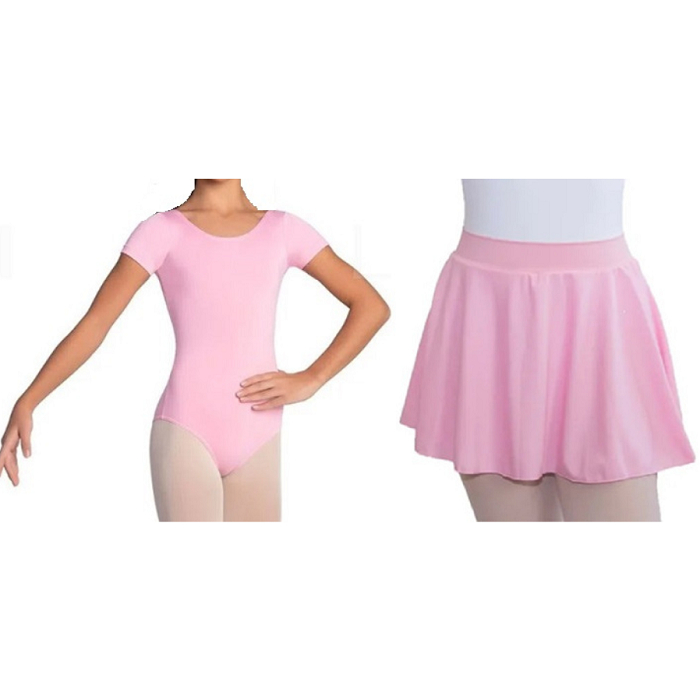 Kit Collant + Saia rosa, com Cós, Ballet, Infantil (medidas das Roupas ...