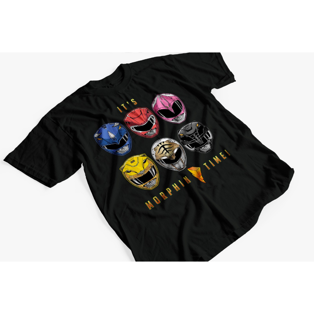 Camiseta Power Rangers Its Morphin Time Tokusatsu | Shopee Brasil