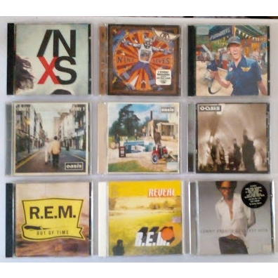 CD Rock Aerosmith INXS Oasis R.E.M Lenny Kravitz Álbuns de Carreira ...