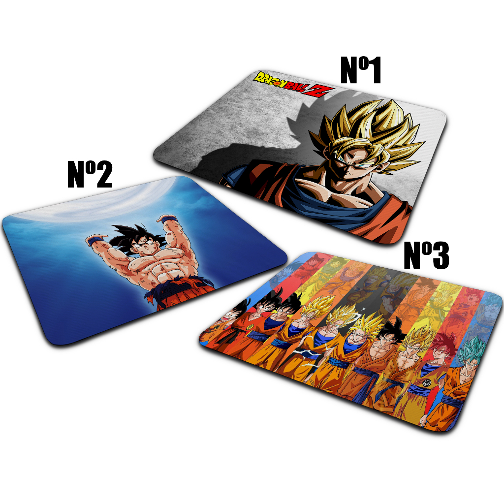 mousepad Dragon ball Z Goku Vegeta Anime Geek Mouse Pad Antiderrapante ...