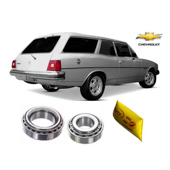 Kit Rolamentos Roda Dianteira Caravan Opala 4/6cc 76 77 78 79 80 81 82 ...
