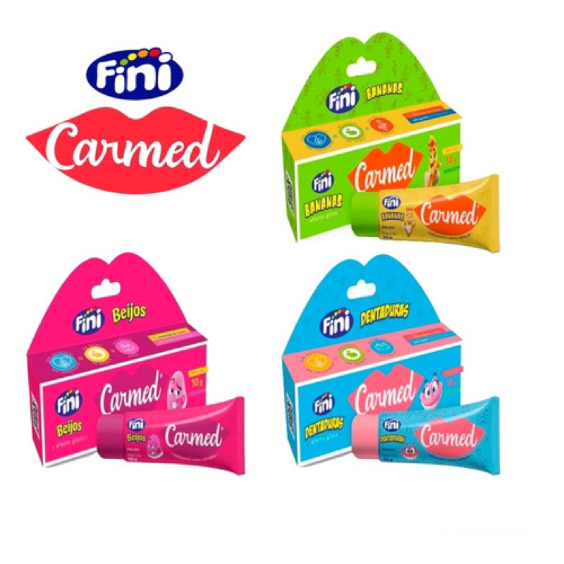 Carmed Fini Beijinho - Dentadura - Banana | Shopee Brasil