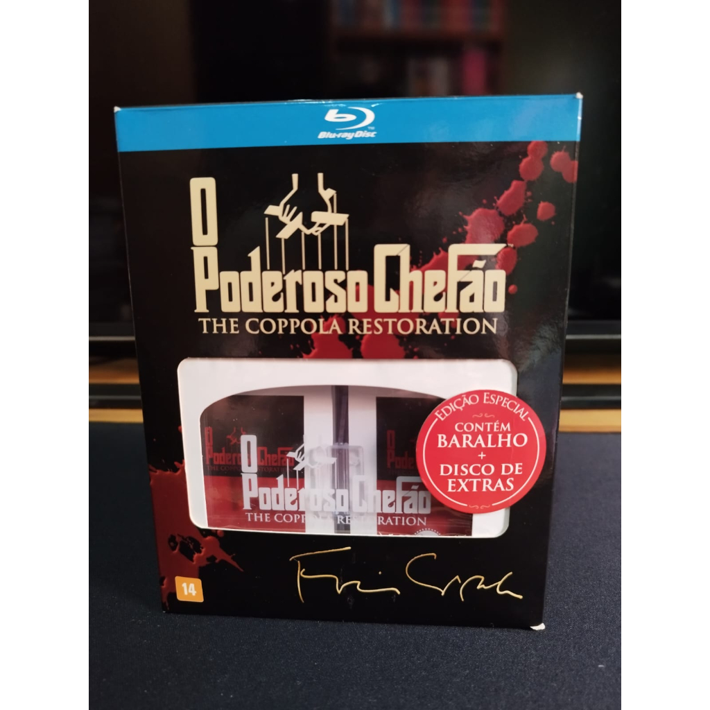 Box Trilogia O Poderoso Chefão Edição Especial Blu-ray + Baralho ...
