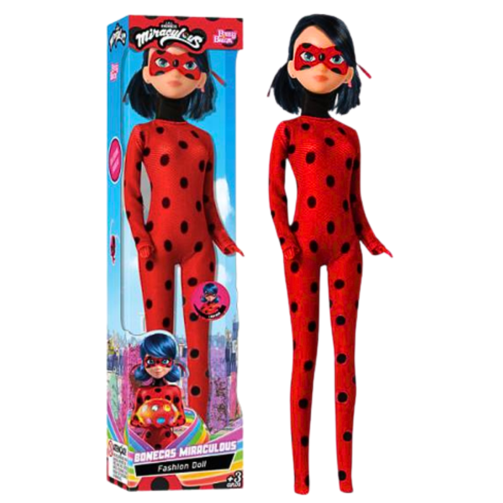 MEP Boneca LADYBUG Original 31Cm MIRACULOUS Fashion DOLL Lady Bug ...