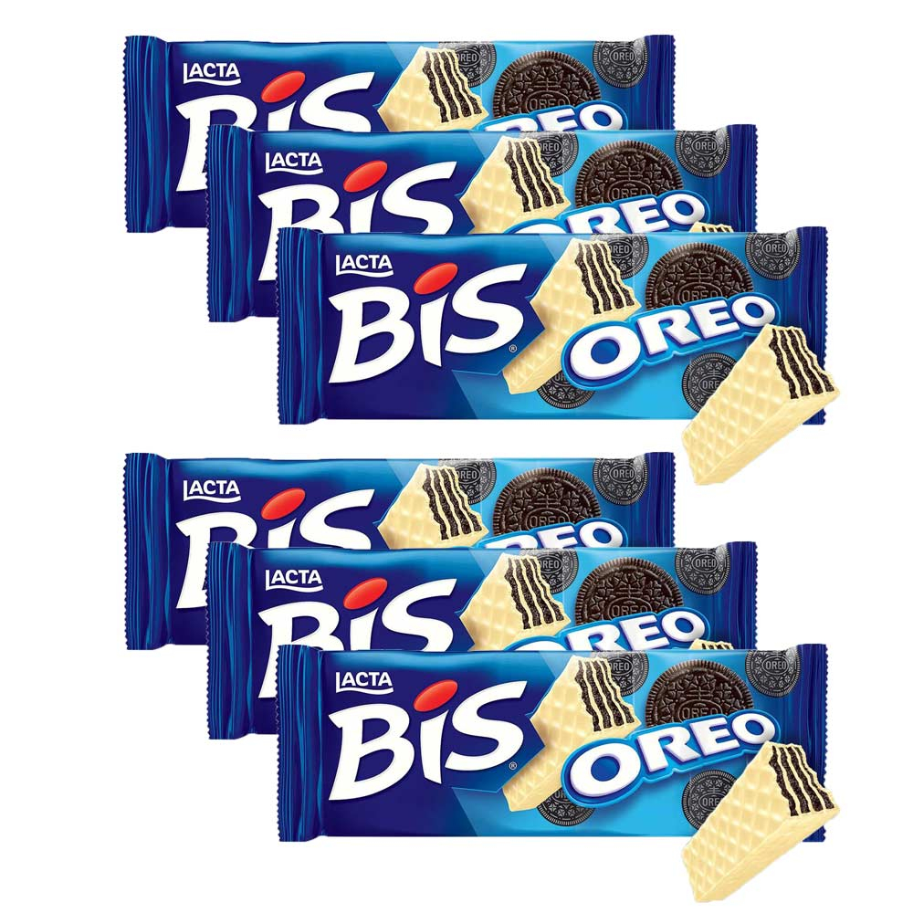 Kit 6 Chocolates Bis Oreo - Lacta | Shopee Brasil