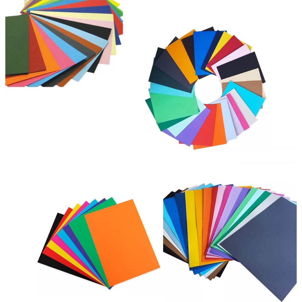 Papel Cartolina Color Set Plus 48X66CM Dobradura P/ Recorte 20 Folhas ...
