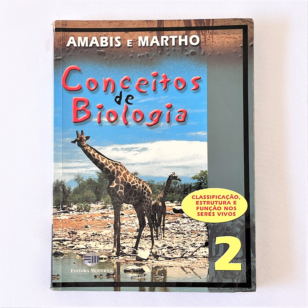 Livro de Biologia - Conceitos de Biologia de Amabis e Martho | Shopee ...