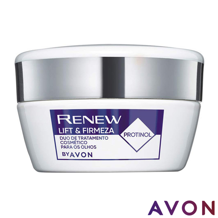 Renew Lift e Firmeza Duo de Tratamento Cosmético para os Olhos Gel Creme Avon - 10g (Protinol ...