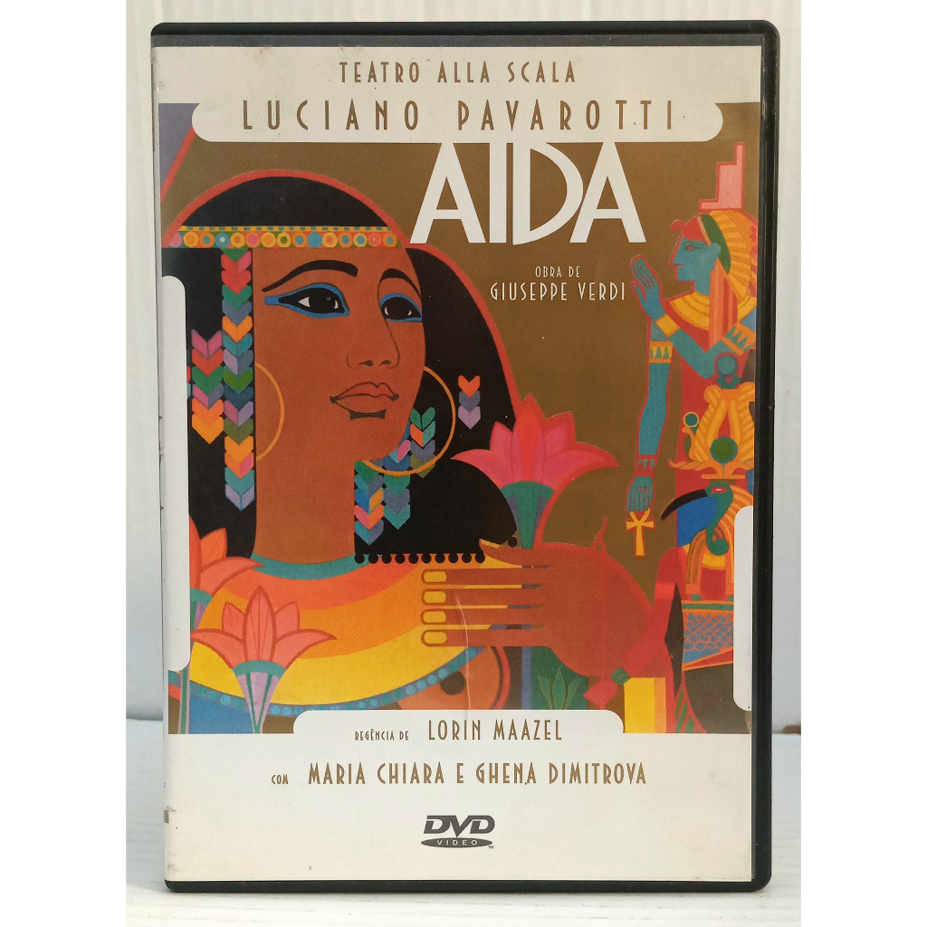 Dvd Aida - Luciano Pavarotti/Giuseppe Verdi - Teatro Alla Scala ...