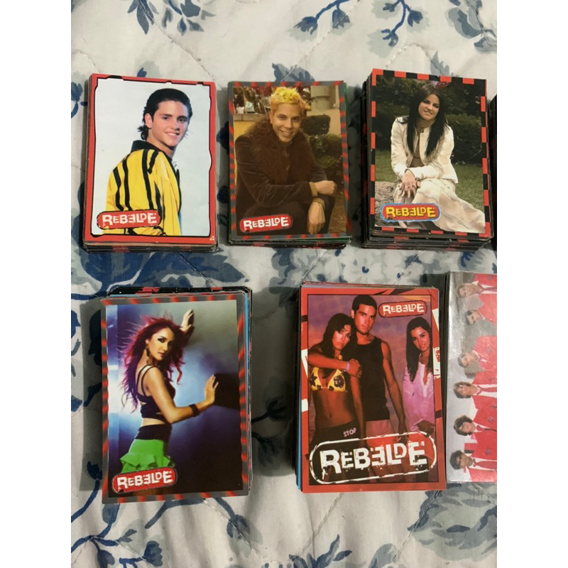 Cards RBD/REBELDE (valor unitário) | Shopee Brasil