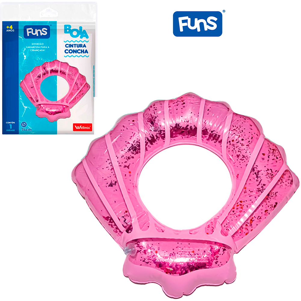 BOIA CIRCULAR INFLAVEL CONCHA FUNS 62CM | Shopee Brasil
