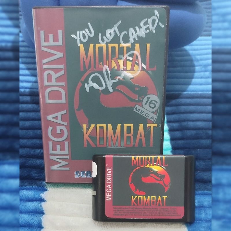 Cartucho Mega Drive - Mortal Kombat I - c/ Caixa | Shopee Brasil