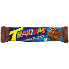 Biscoito Trakinas Recheado Sabor Chocolate Pacote 126g | Shopee Brasil