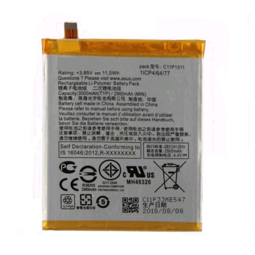 Bateria Compatível com C11p1511 Zenfone 3 Ze552kl-z012 envio já ...