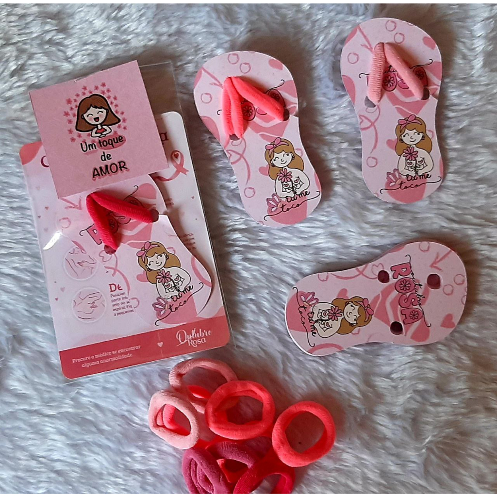 Tag Chinelo Personalizado com Xuxinha - Outubro Rosa | Shopee Brasil