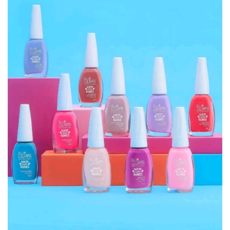 kit esmalte colorama lancamento solte suas cores 10 unid | Shopee Brasil