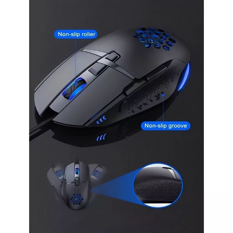 Mouse Gamer War Shark RG-90 7200 DPi | Shopee Brasil