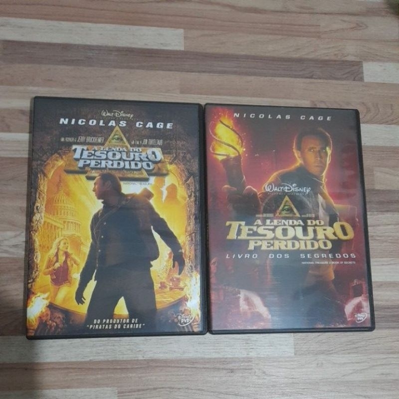 DVDs A Lenda do Tesouro Perdido 1 e 2. | Shopee Brasil
