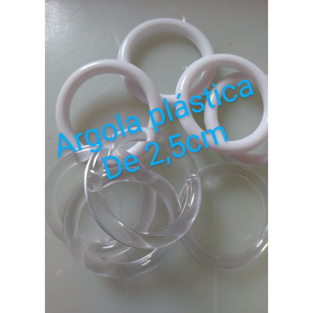 ARGOLA PLÁSTICA 25mm - 20 unidades | Shopee Brasil