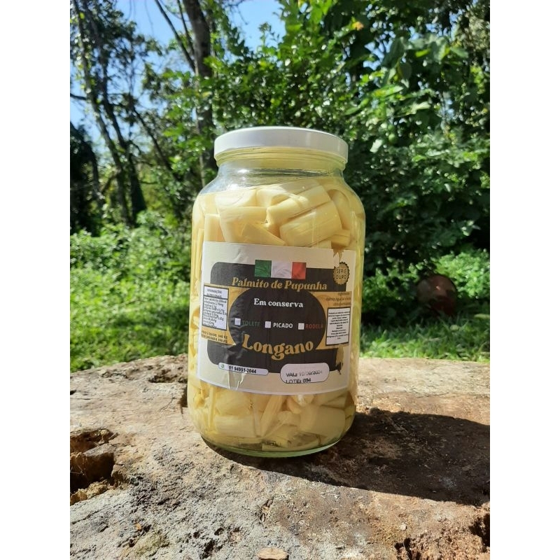 Palmito pupunha banda Longano | Shopee Brasil