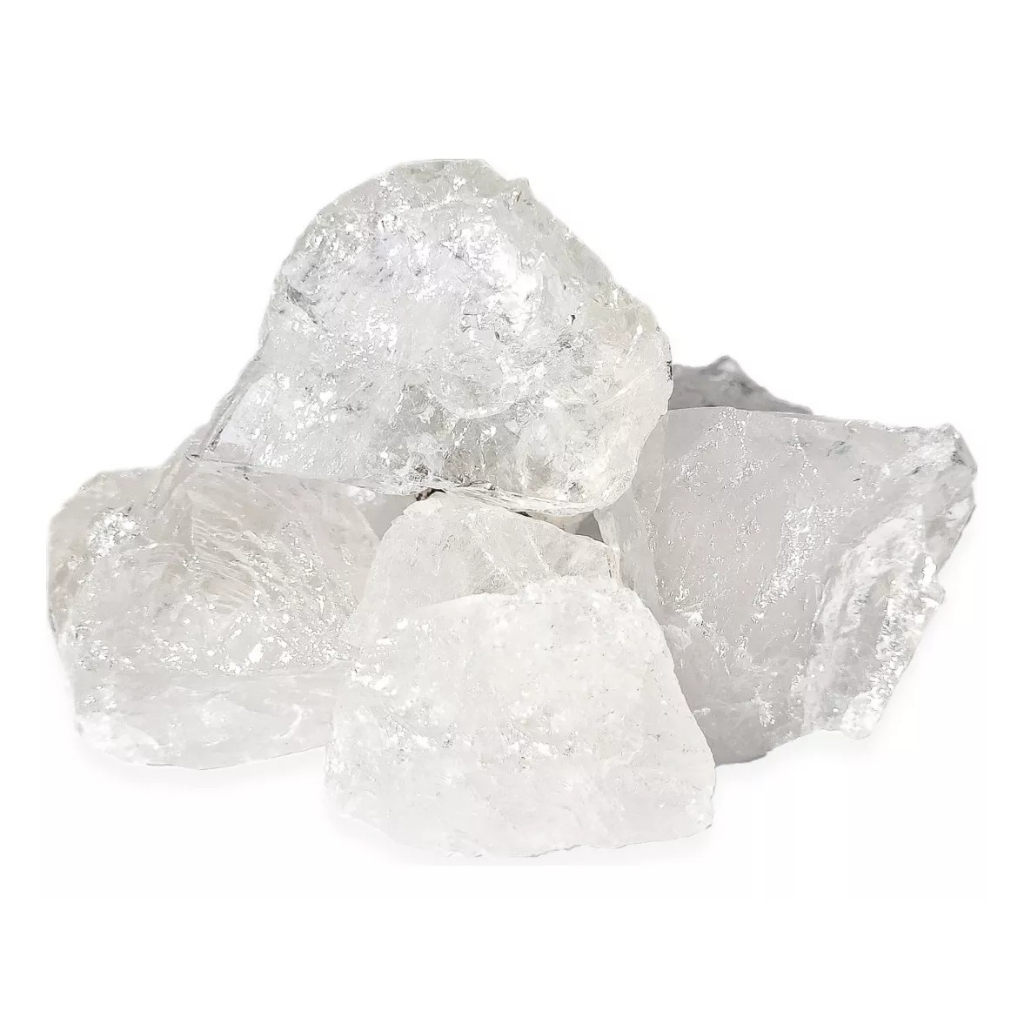 Pedra Bruta Cristal Transparente de Quartzo Natural 250g | Shopee Brasil