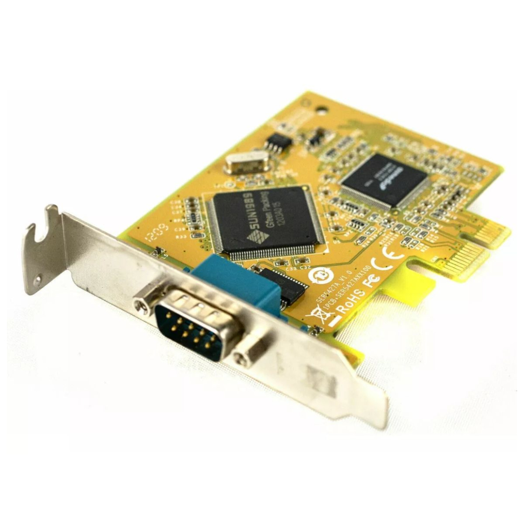 Placa Adaptador Serial Sunix Rs232 Serial Db9 Pci-e Express X1 | Shopee Brasil