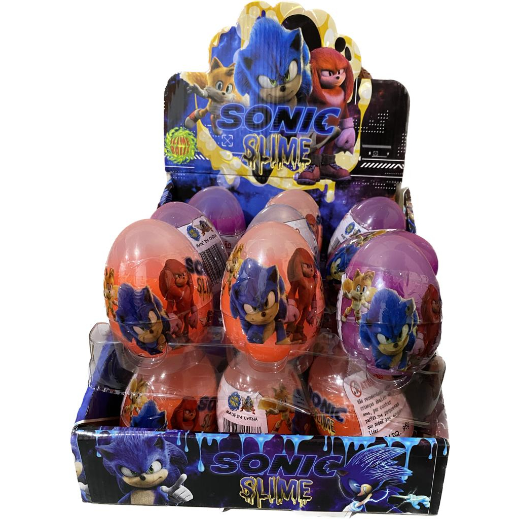 Slime ovo SONIC unidade (98gr) | Shopee Brasil