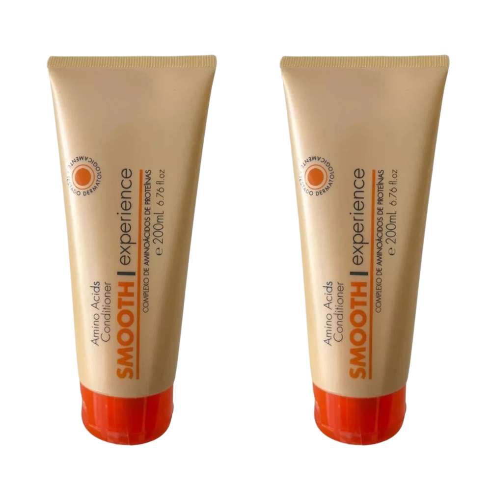 kit com 2 Frascos de Smooth Experience 200ml: Progressiva De Chuveiro em Casa Sem Formol Em ...