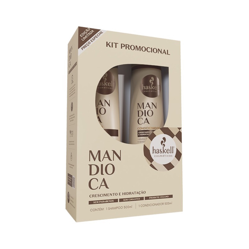 Kit Haskell Mandioca 500ml (2 produtos) | Shopee Brasil