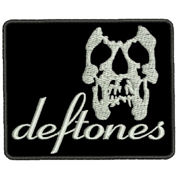 Patch Bordado Banda Deftones (rock, Metal, Gótico). | Shopee Brasil
