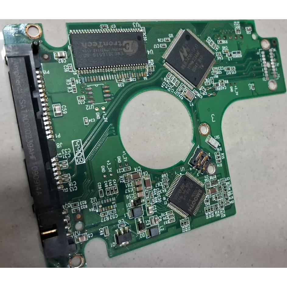 PLACA LÓGICA HD NOTEBOOK WESTERN DIGITAL - MOD: WD3200BEVT - P/N:465899 ...