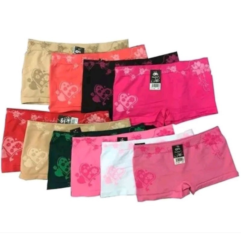 kit 12 Calcinha Box Boxer Shortinho Short Cueca Feminina Atacado + Brinde ! | Shopee Brasil