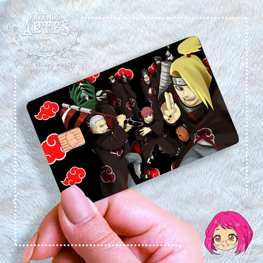 Sticker Card Akatsuki | Shopee Brasil