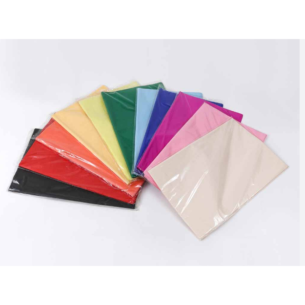 Papel Seda Colorido 50x35/50x70 Com 10 Unidades | Shopee Brasil