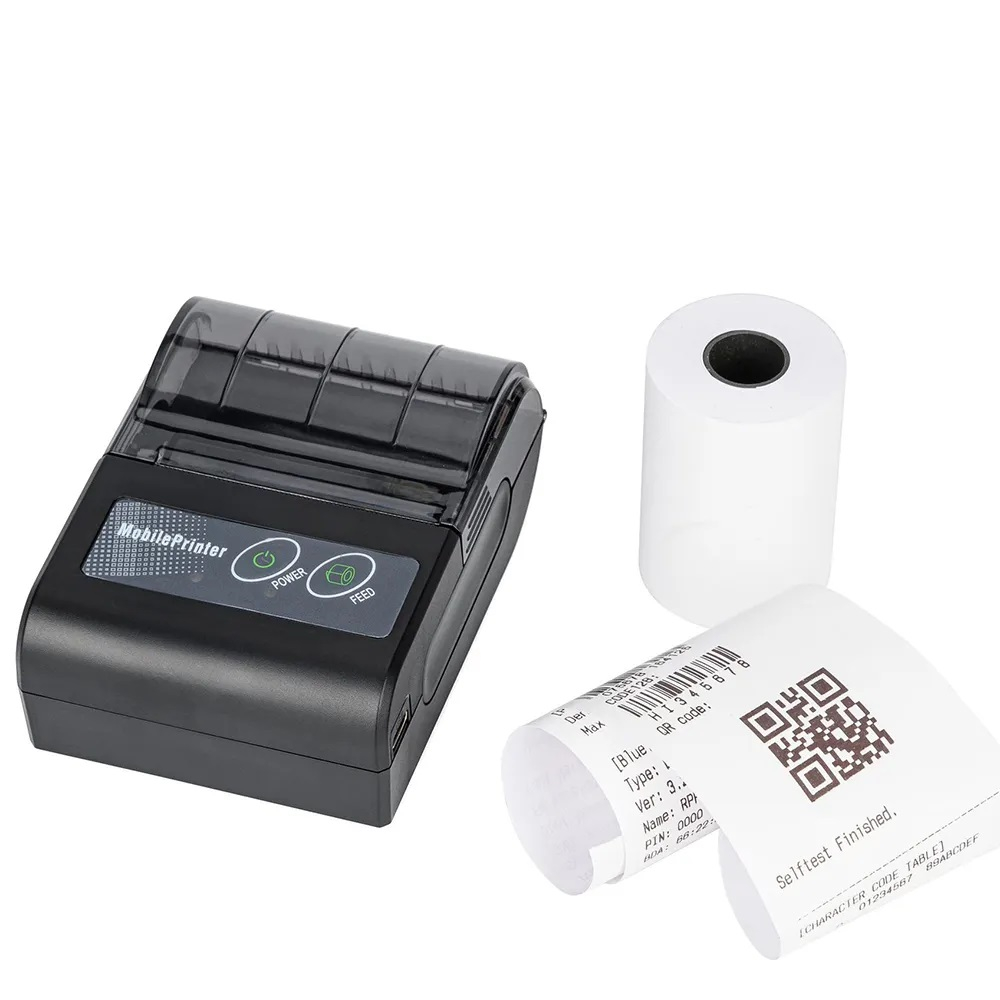 Mini Impressora Portátil Bluetooth Térmica 58mm Android | Shopee Brasil