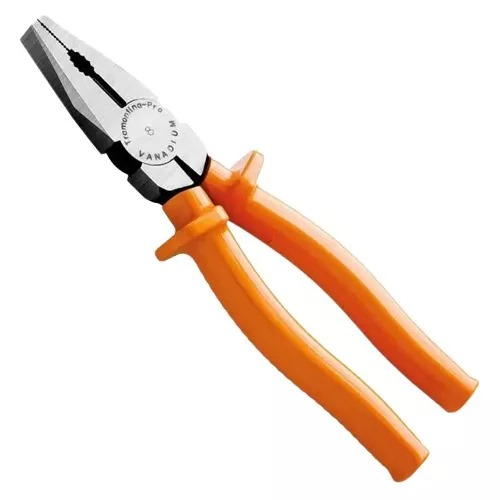 Alicate Universal Profissional 8pol Laranja - Tramontina Pro | Shopee Brasil
