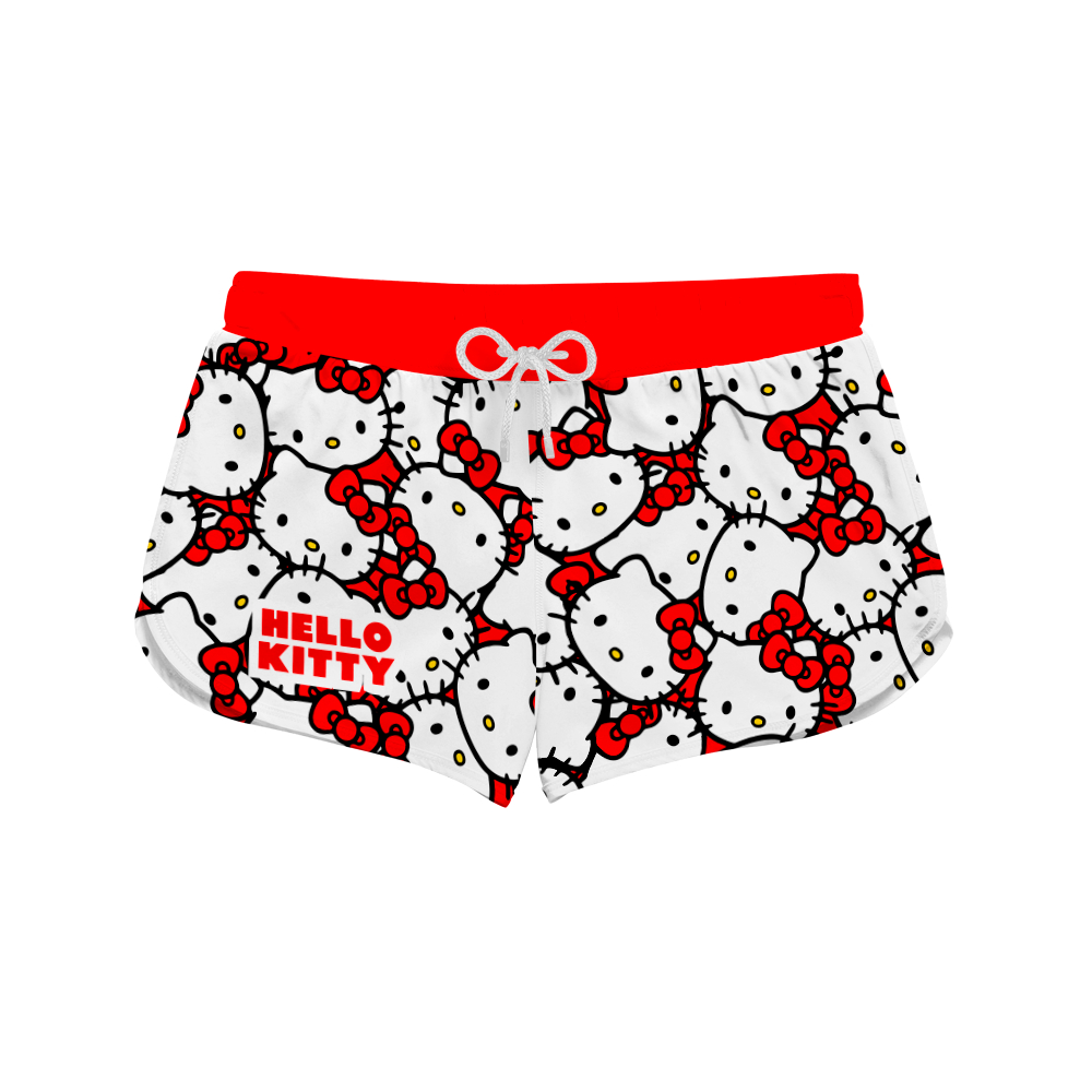 Short Feminino Praia Hello Kitty Gatinha REF 0222 | Shopee Brasil