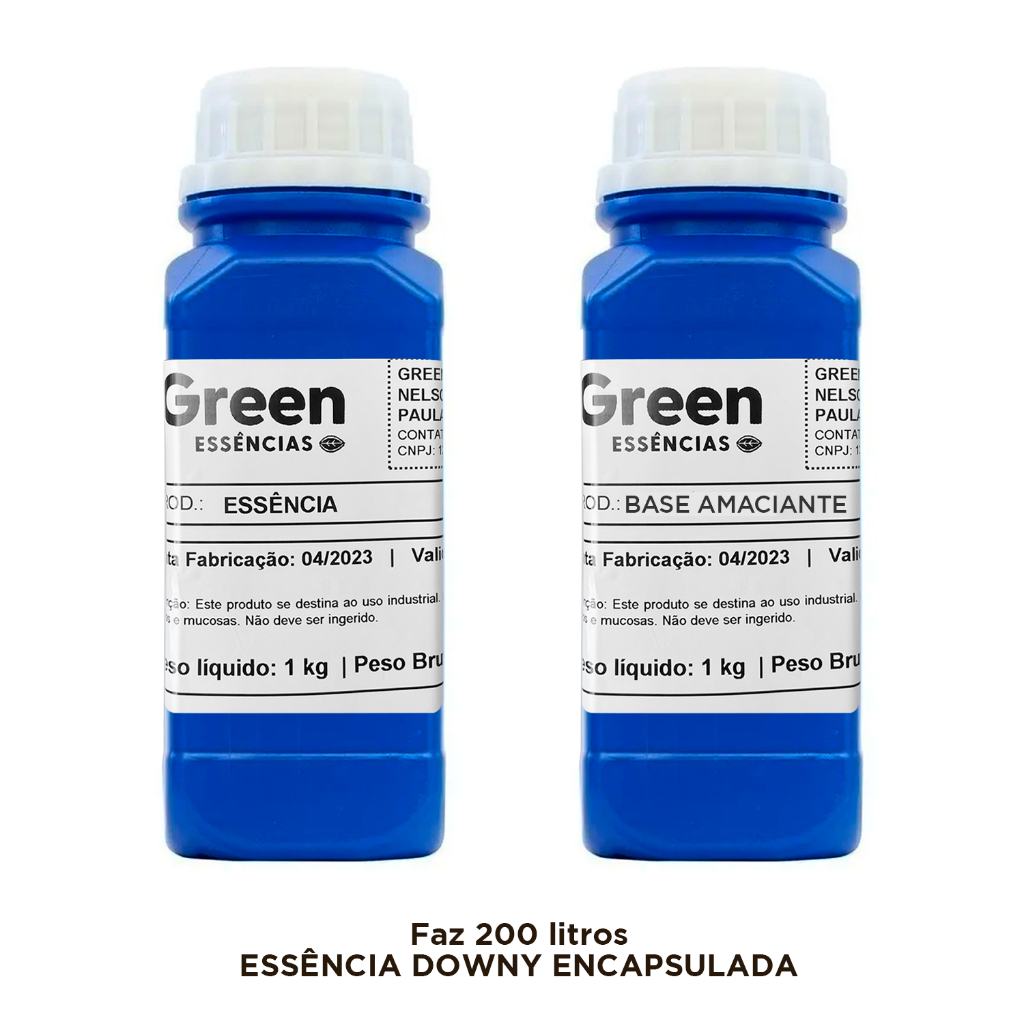 KIT Base Amaciantes Downy Encapsulada Brisa de Verão - Faz 200 litros ...