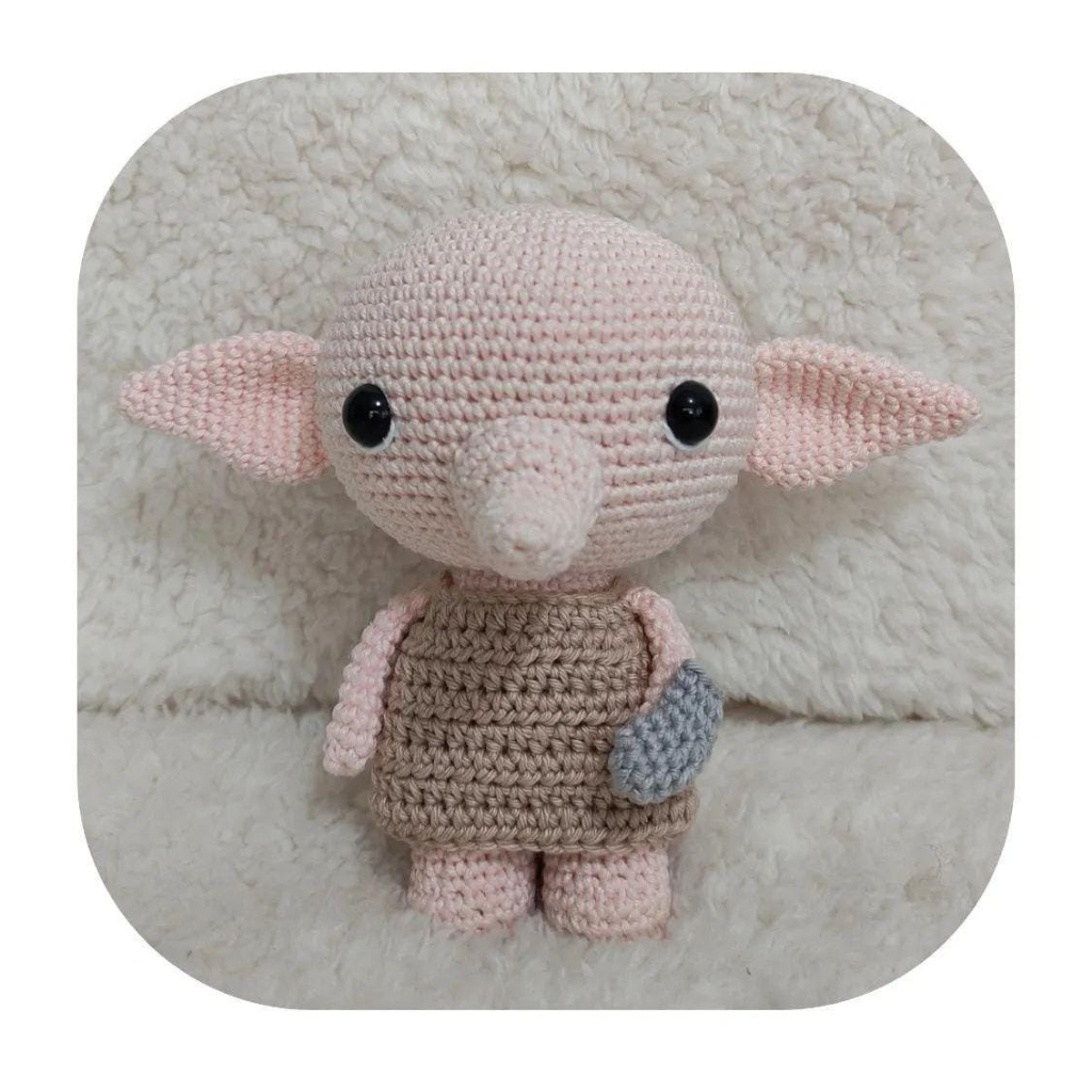 Elfo Dobby Saga Harry Potter Amigurumi | Shopee Brasil