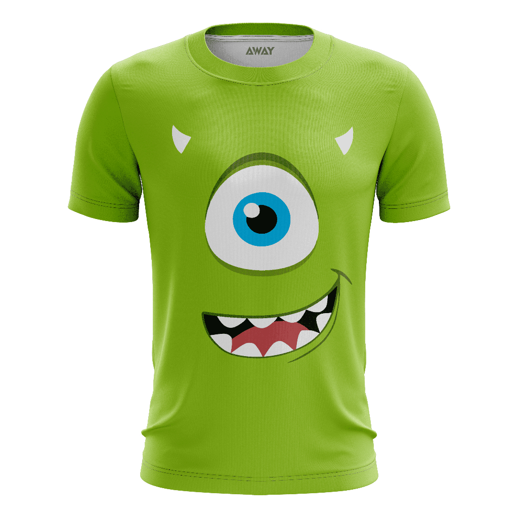 Camisa Camiseta Dryfit Premium Desenho Monstros Sa Personagem Mike ...