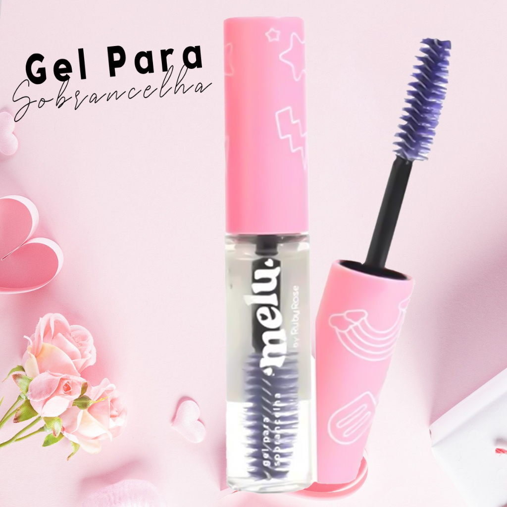 Gel Incolor para Sobrancelhas Melu Ruby Rose Vegano HB-8422 | Shopee Brasil