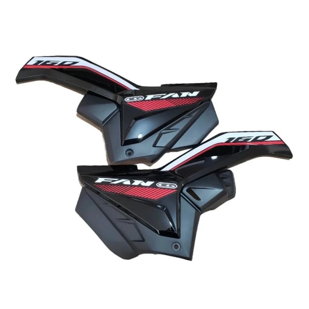 TAMPA LATERAL CG TITAN 160 2016 ATE 2024 ESCRITO FAN | Shopee Brasil