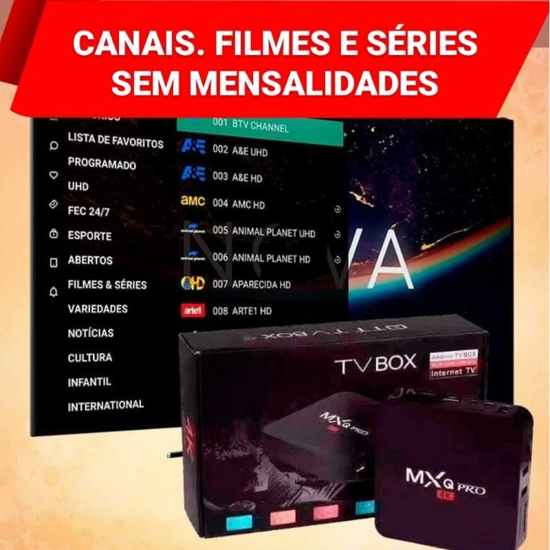 Smart Box Tv Vitalicio 4k TudoLIBERADO Wi-Fi 5g | Shopee Brasil