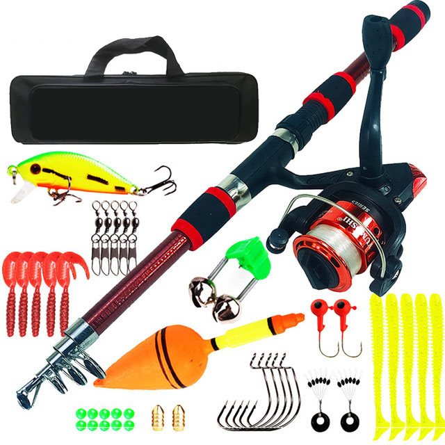 Kit De Pesca Completo Vara Isaca Molinete Carretel+mochila | Shopee Brasil