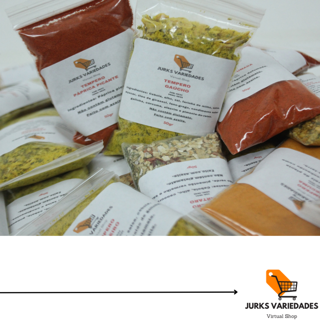 Kit 7 Temperos Colorau - 50g cada | Shopee Brasil