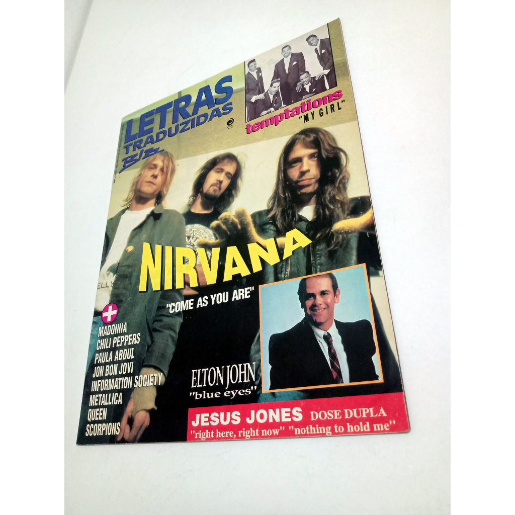 Revista Nirvana - Bizz Letras Traduzidas nº 9 (1992) Madonna Queen Cyndi Cobain | Shopee Brasil