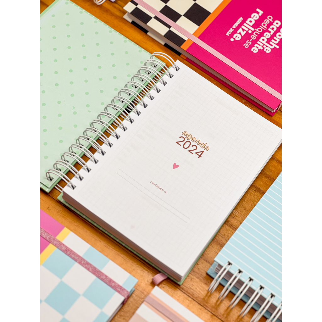 Miolo Agenda Fofa 2024 A5 G19 ♡ - Melhora o Preço