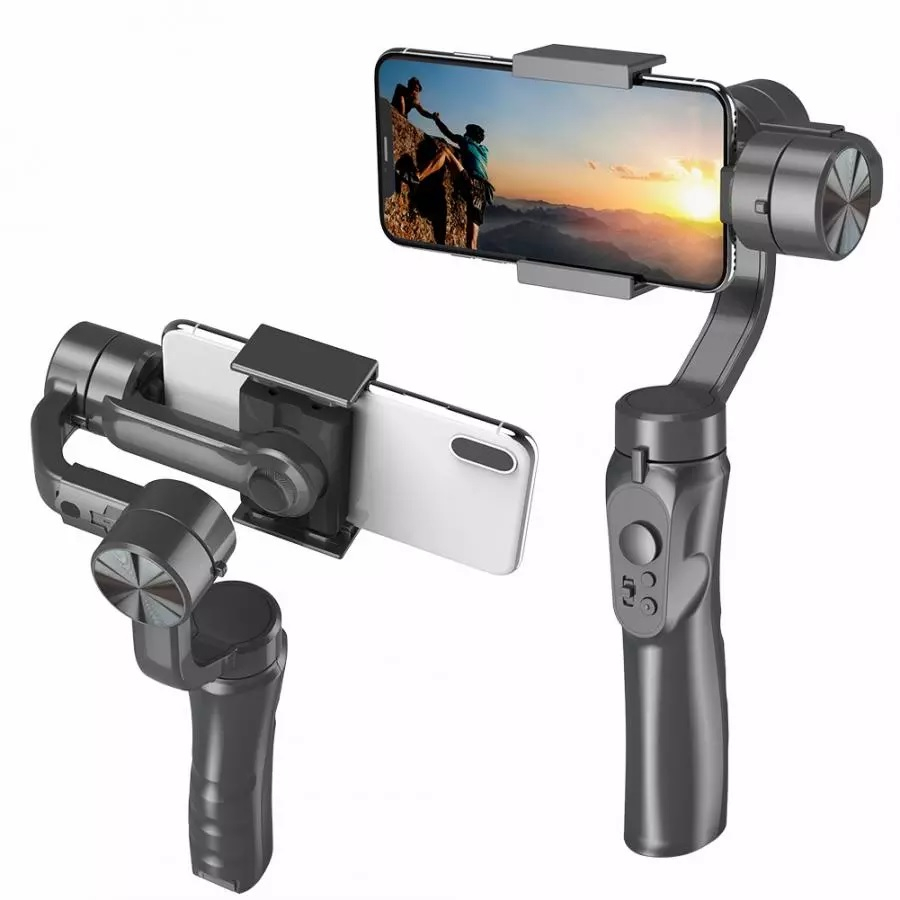 Estabilizador Profissional Luxo 3 Axis Gimbal Celular Universal Android ...